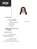 Shembull CV Shqip 3 | PDF