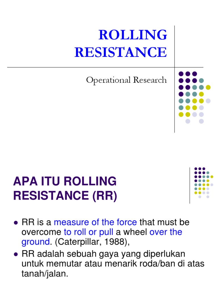 Rolling Resistance | PDF
