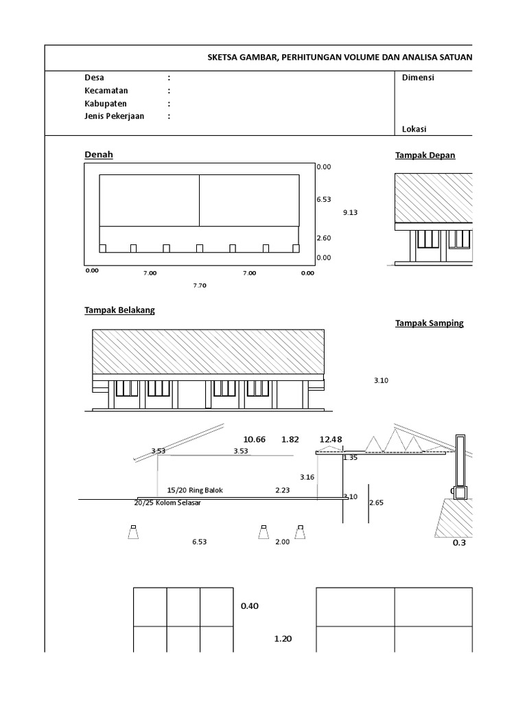 RAB Bangunan Gedung | PDF
