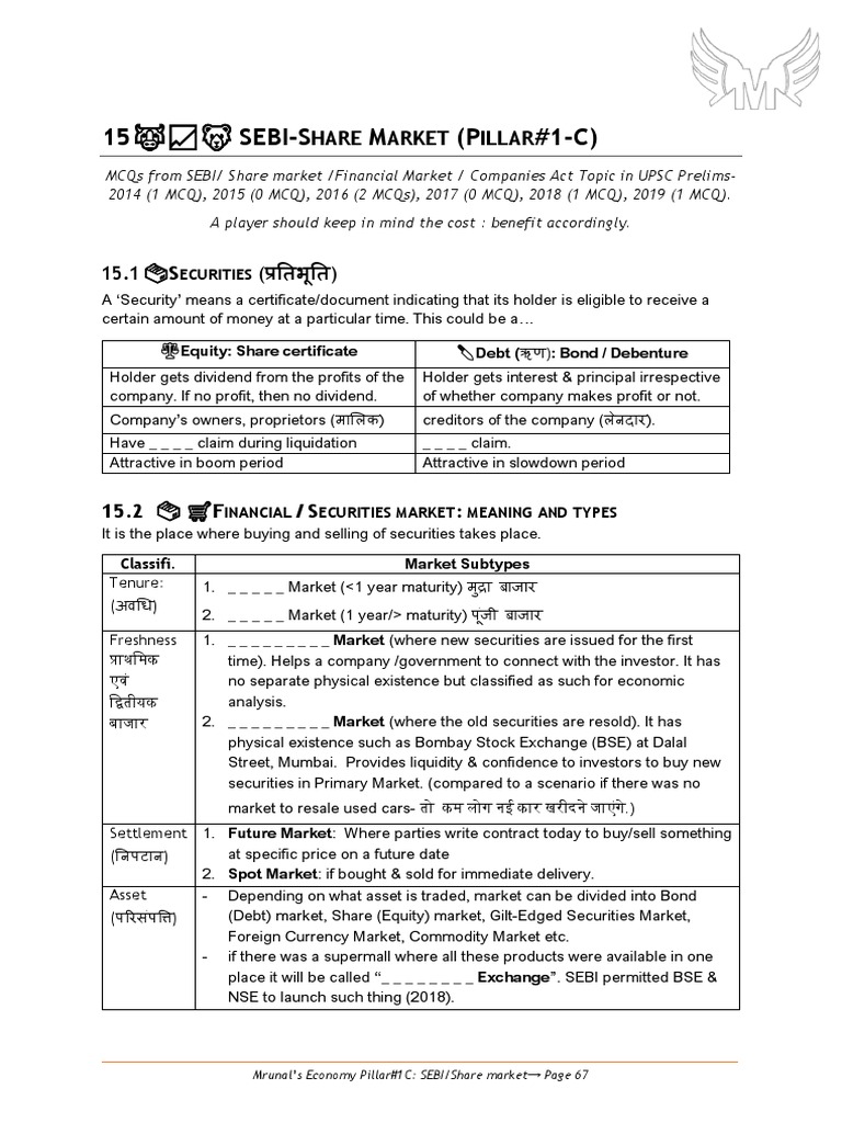 Mrunal Sir Latest 2020 Handout 4 PDF | PDF | Stock Market | Stocks