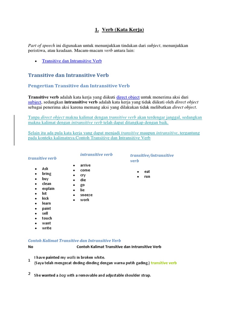Verb Dan Noun | PDF | Seni & Disiplin Bahasa