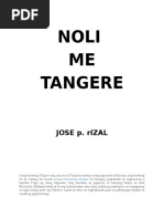 Noli Me Tangere (Tagalog) (Full Play) (Editable) | PDF