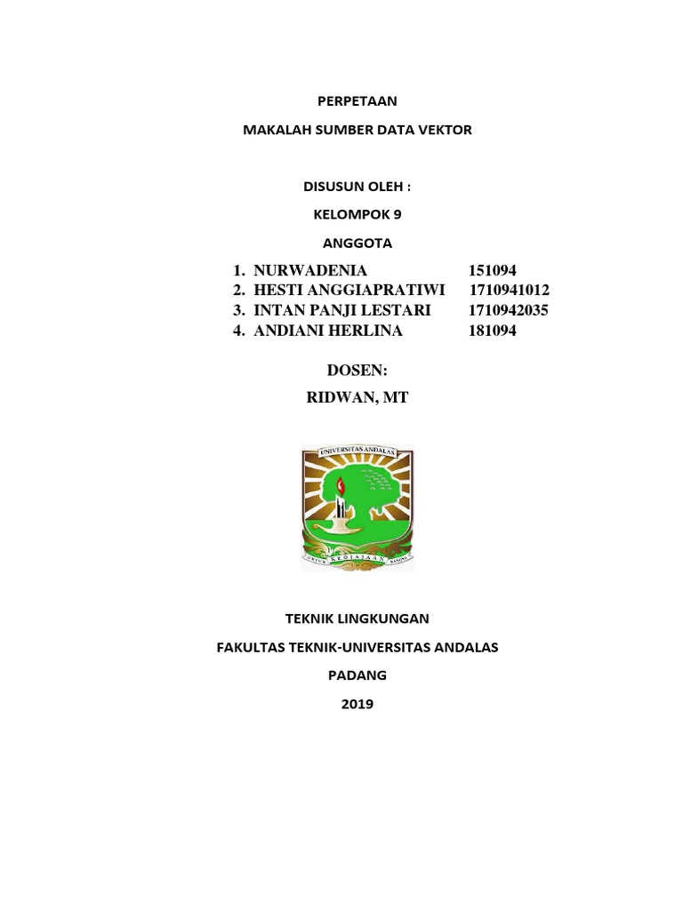 Makalah Model Data Spasial | PDF | Komputer