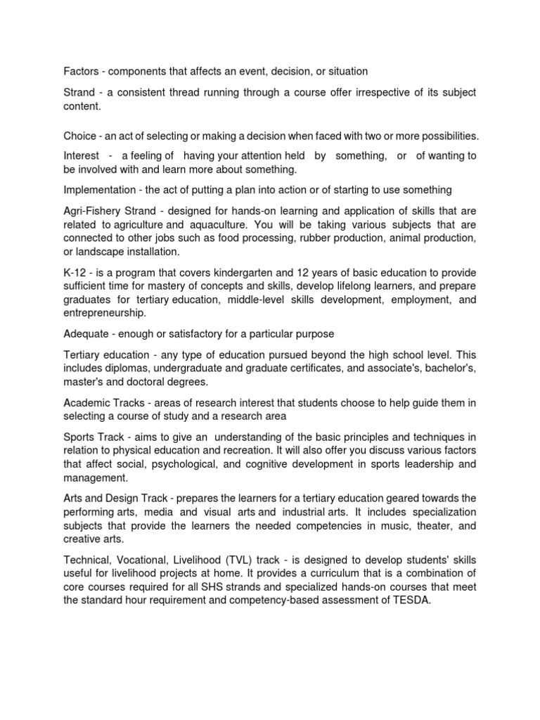 Definition of Terms in Practical Research | PDF | Science, Technology ...