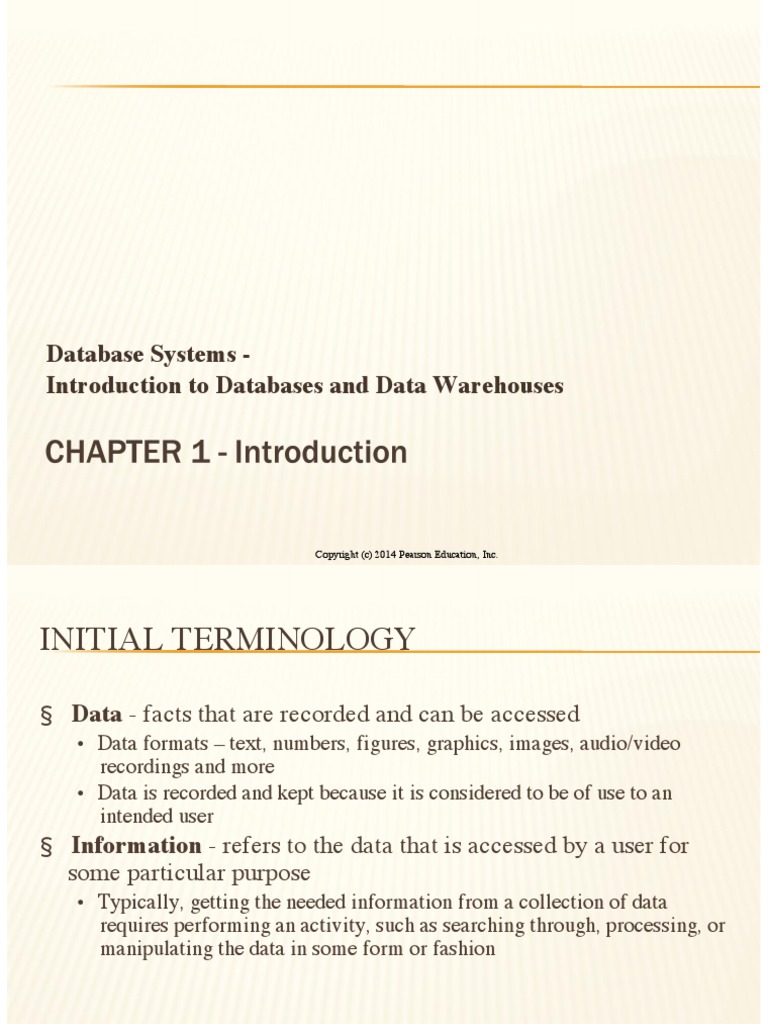 Chapter01Full PDF | PDF | Metadata | Databases