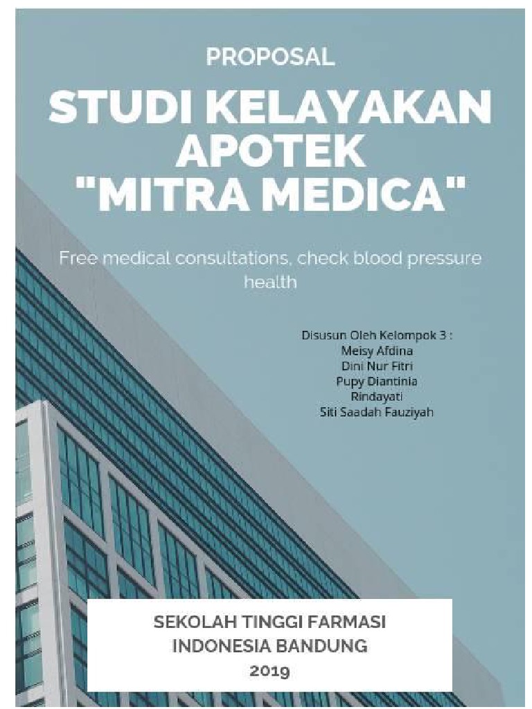 Proposal Studi Kelayakan Apotek Mitra Medica | PDF