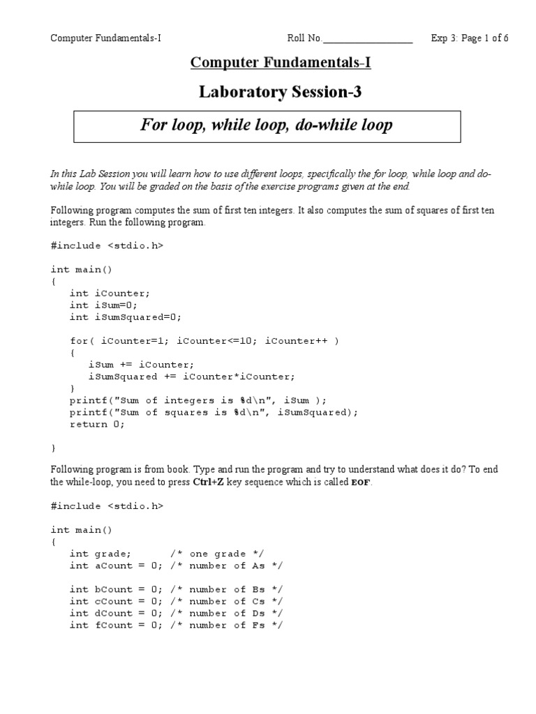 Lab Session 3 Pdf Integer Computer Science Numbers