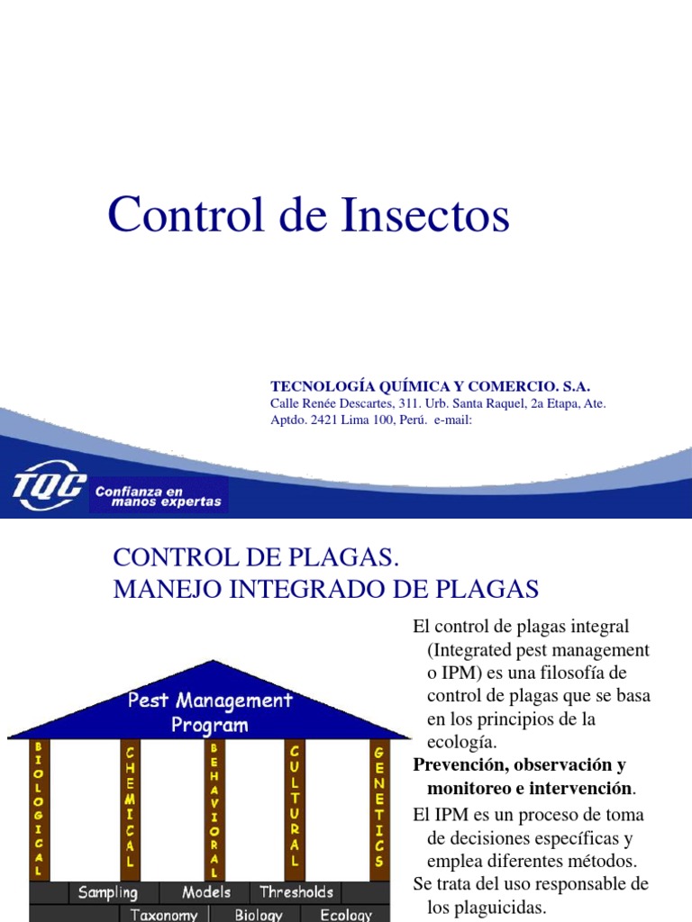 Control de Insectos XXX | PDF | Pesticida | Insectos