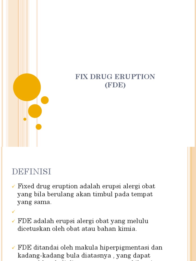 Fix Drug Eruption | PDF