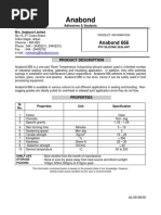 Anabond 666 RTV Silicone Sealant PDF | PDF | Silicone | Industrial ...