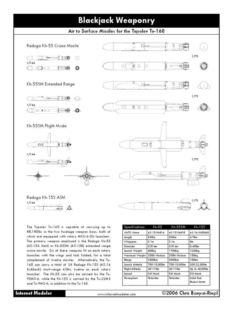 Blackjack Weapons | Download Free PDF | Missile Types | Military Technology