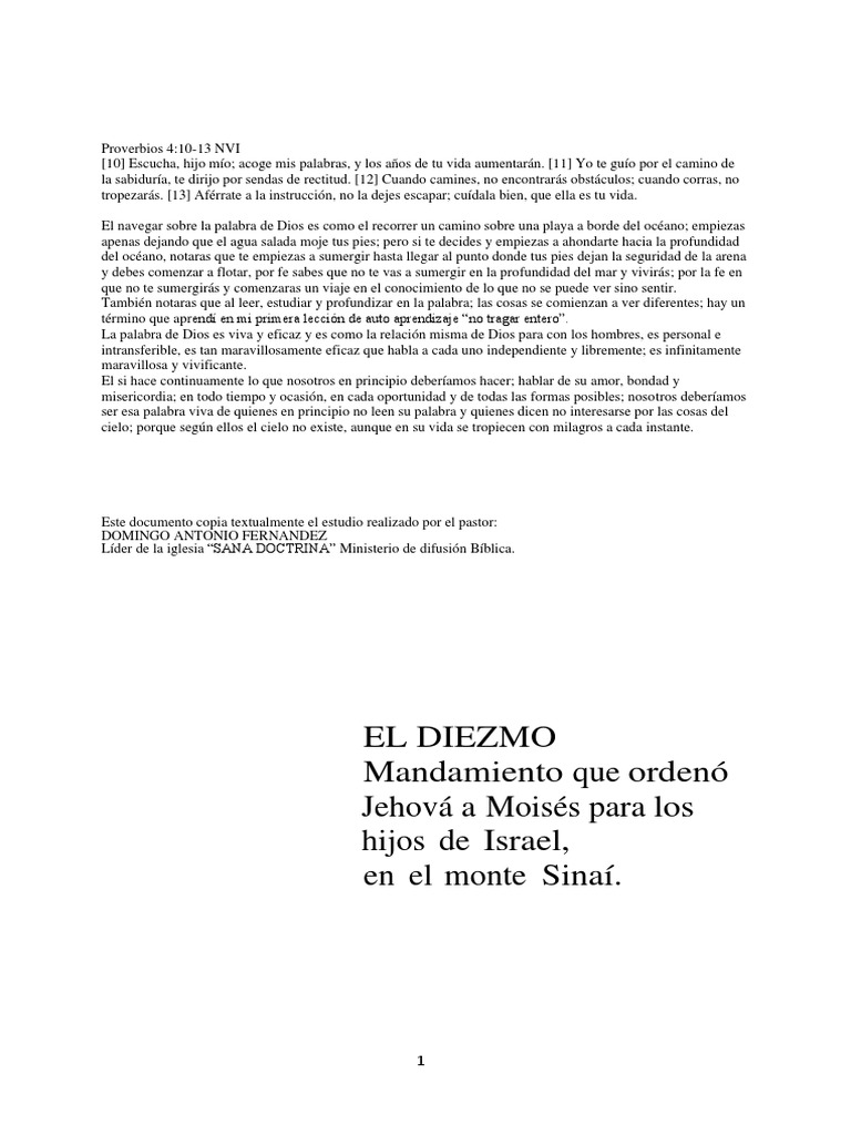 Diezmo | PDF | Diezmo | Abrahán