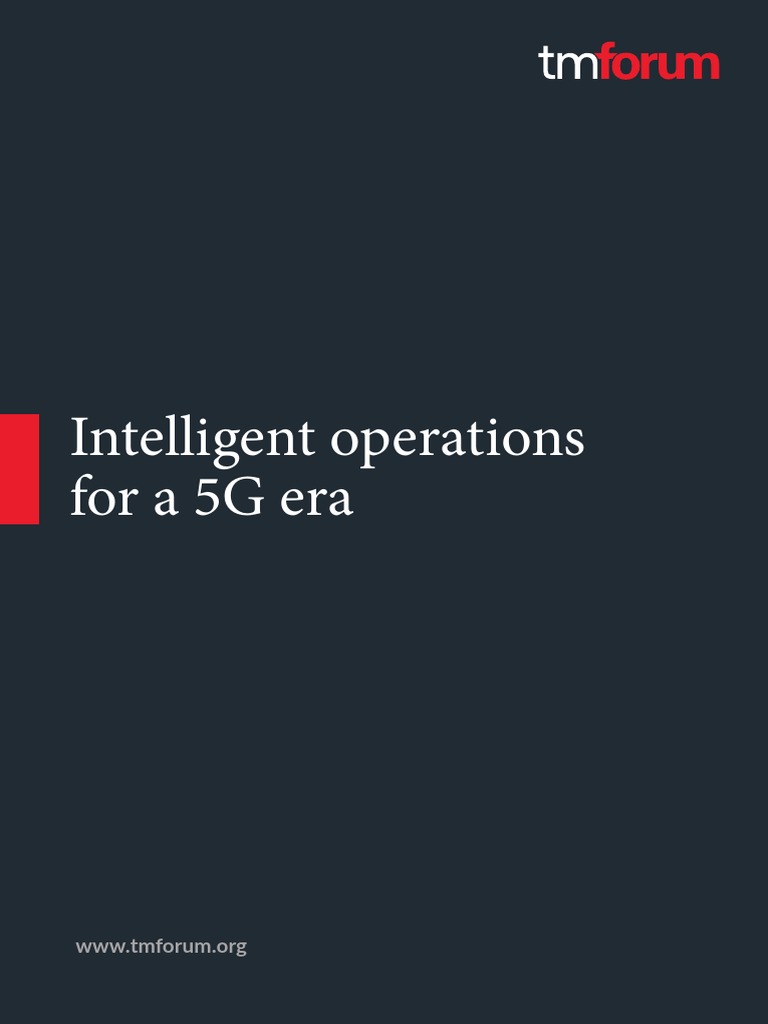 TM Forum's 5G Era Transformation Guide | PDF | Representational State ...