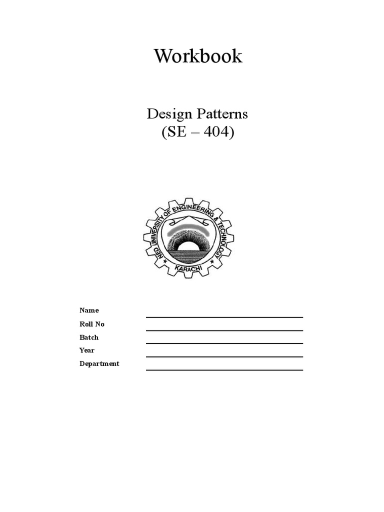 Design Patterns Pdf Class Computer Programming Object Oriented Programming