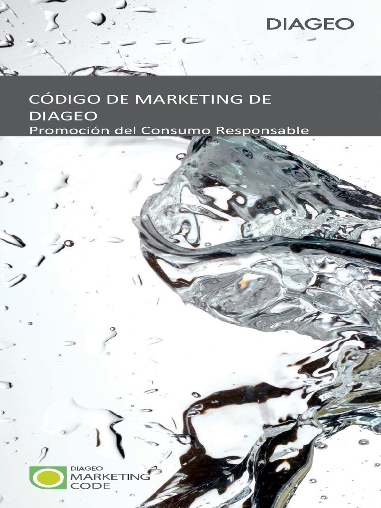 Spanish Diageo Marketing Code PDF | PDF | Marketing | Publicidad