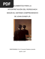 Cap. 2 Proceso Rorschach en Exner | PDF | Información | Sicología