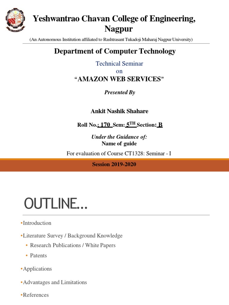 Seminar PPT | Download Free PDF | Amazon Web Services | Cloud Computing