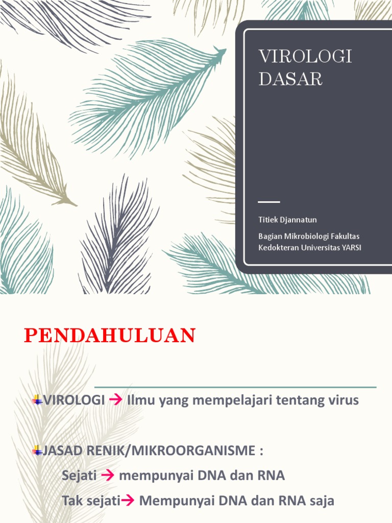 Virologi Dasar 8 Maret | PDF