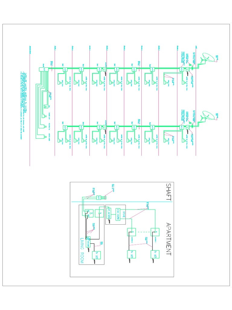 SMATV Schematic Diagram PDF | PDF