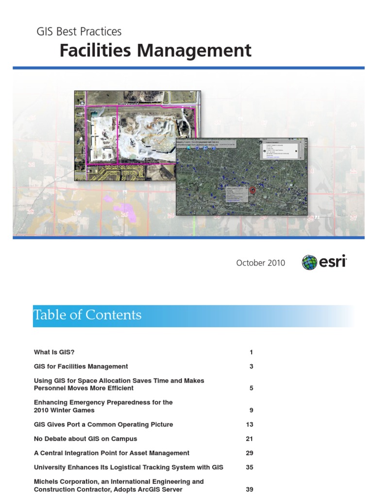 GIS For Facilities Management | PDF | Arc Gis | Esri