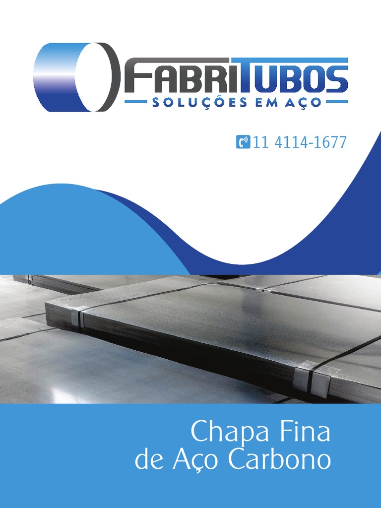 Catalogo Chapa ACO Carbono Fina A Frio | PDF