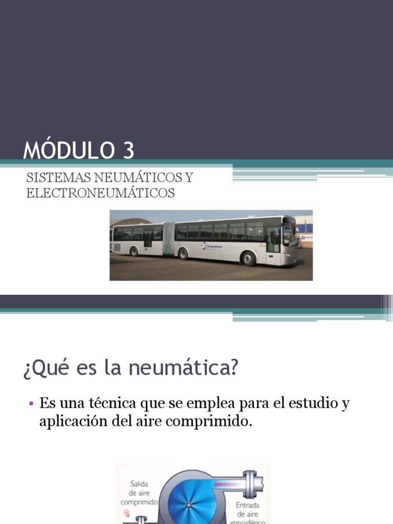 MÓDULO 3 Curso Neumatica y Electroneumatica | PDF | Neumática | Presión
