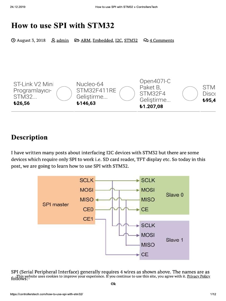 How To Work Spi Code | PDF