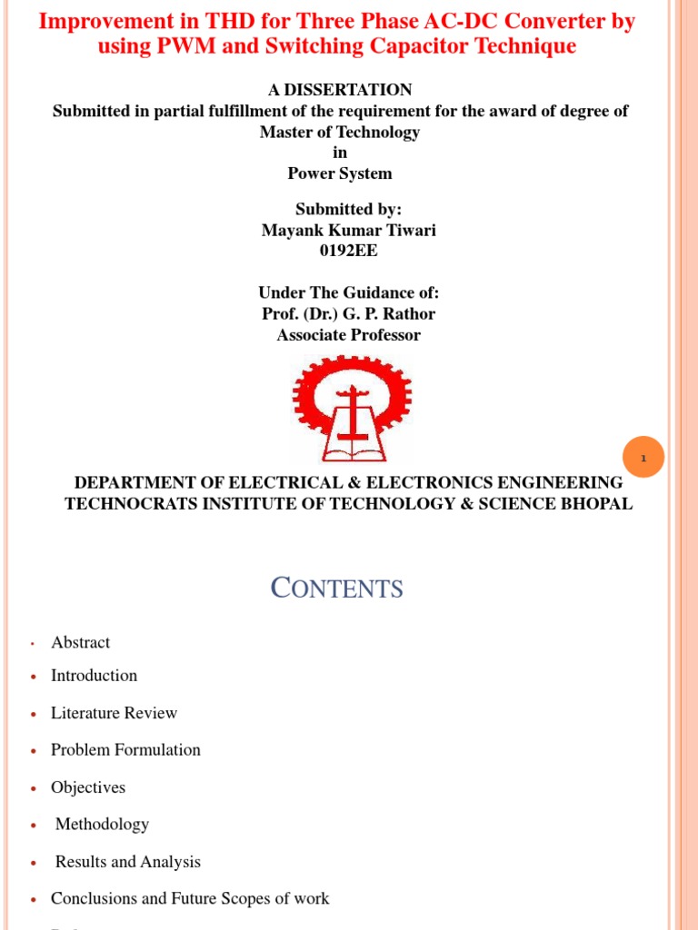 PPT | PDF | Rectifier | Power Inverter