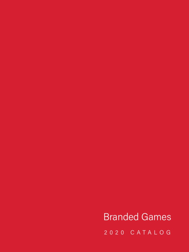 2020 Branded Games Catalog Web | PDF | Gaming | Color