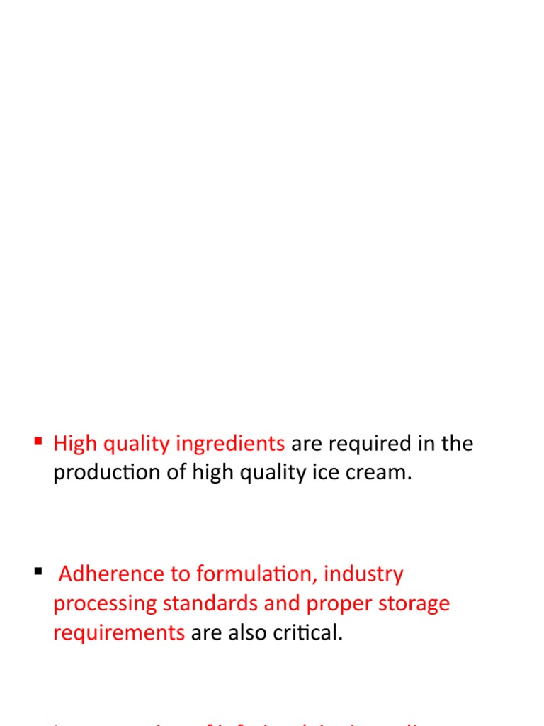 Ice Cream Quality and Defect Analysis | PDF | Flavor | Ice Cream