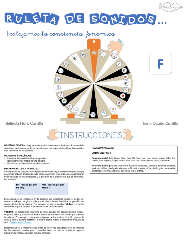 Ruleta Sonido F | PDF