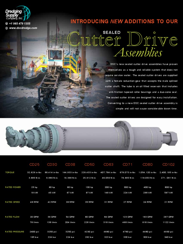 Cutter Drives | PDF | Rotating Machines | Automotive Technologies