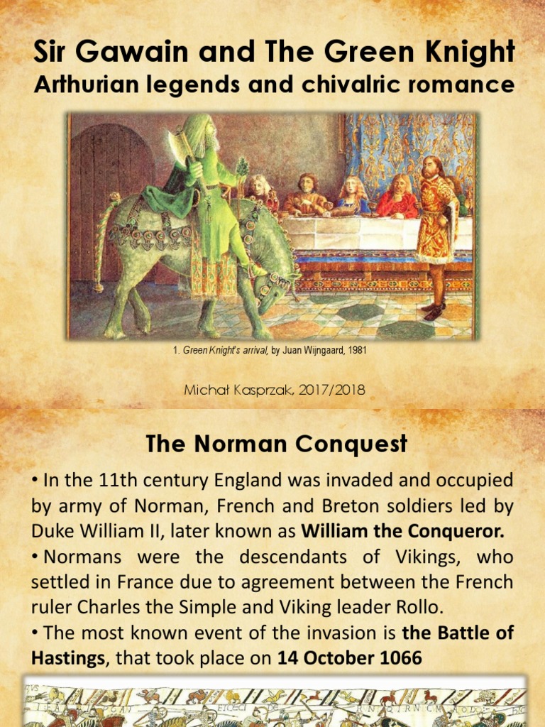 Sir Gawain and The Green Knight | PDF | King Arthur | Normans