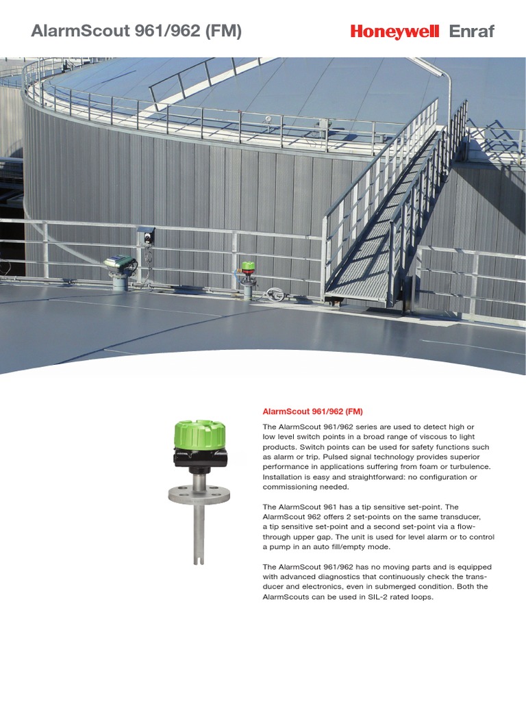 AlarmScout 961-962 - FM - ENRAF PDF | PDF | Power Electronics | Relay