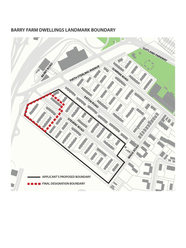 Barry Farm Boundary Final Designation Boundary | PDF