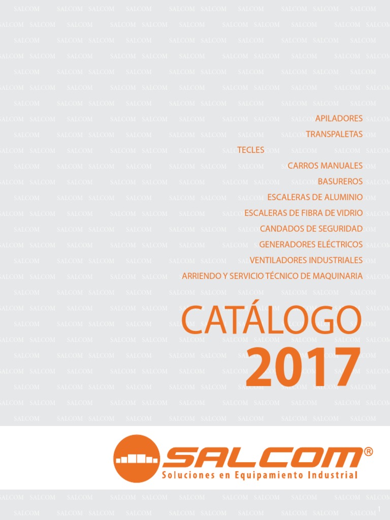 Salcom - Catálogo 2017 | PDF | Mercado (economía) | Materiales