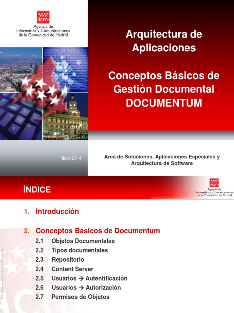 Arquitectura de Aplicaciones. Conceptos Básicos de Gestión Documental DOCUMENTUM | PDF ...