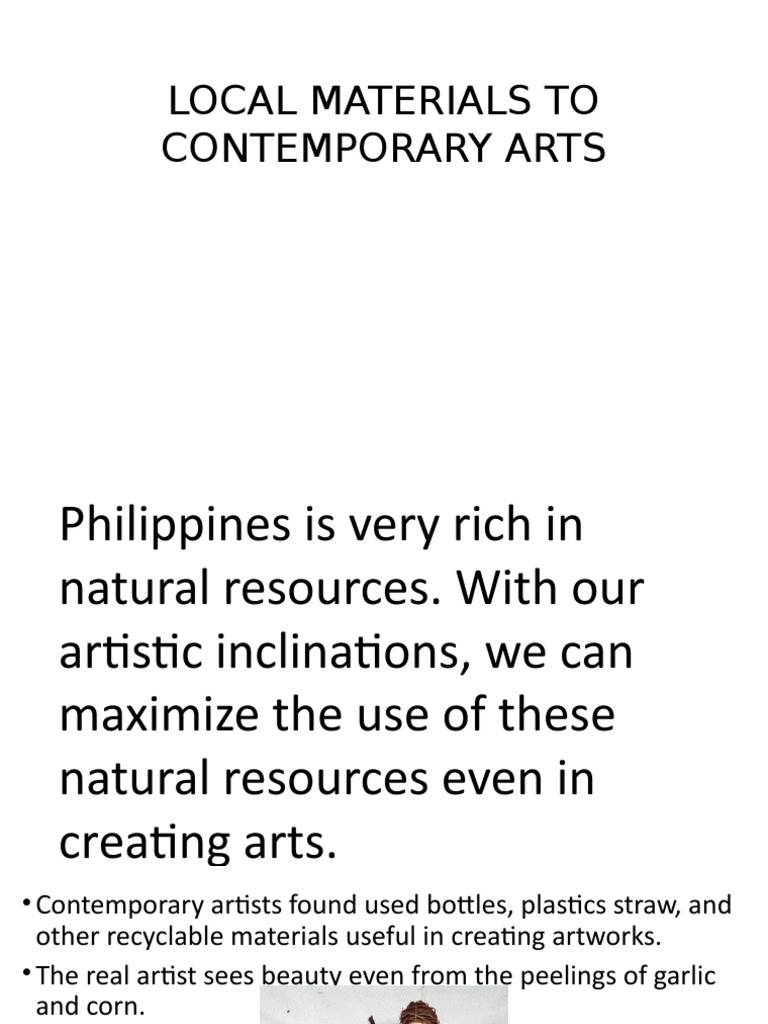 Local Materials | PDF