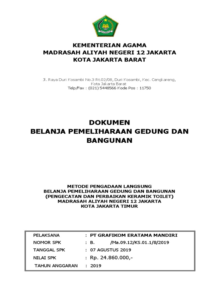 Grafikom - MAN - 12 - Perbaikan Toilet | PDF