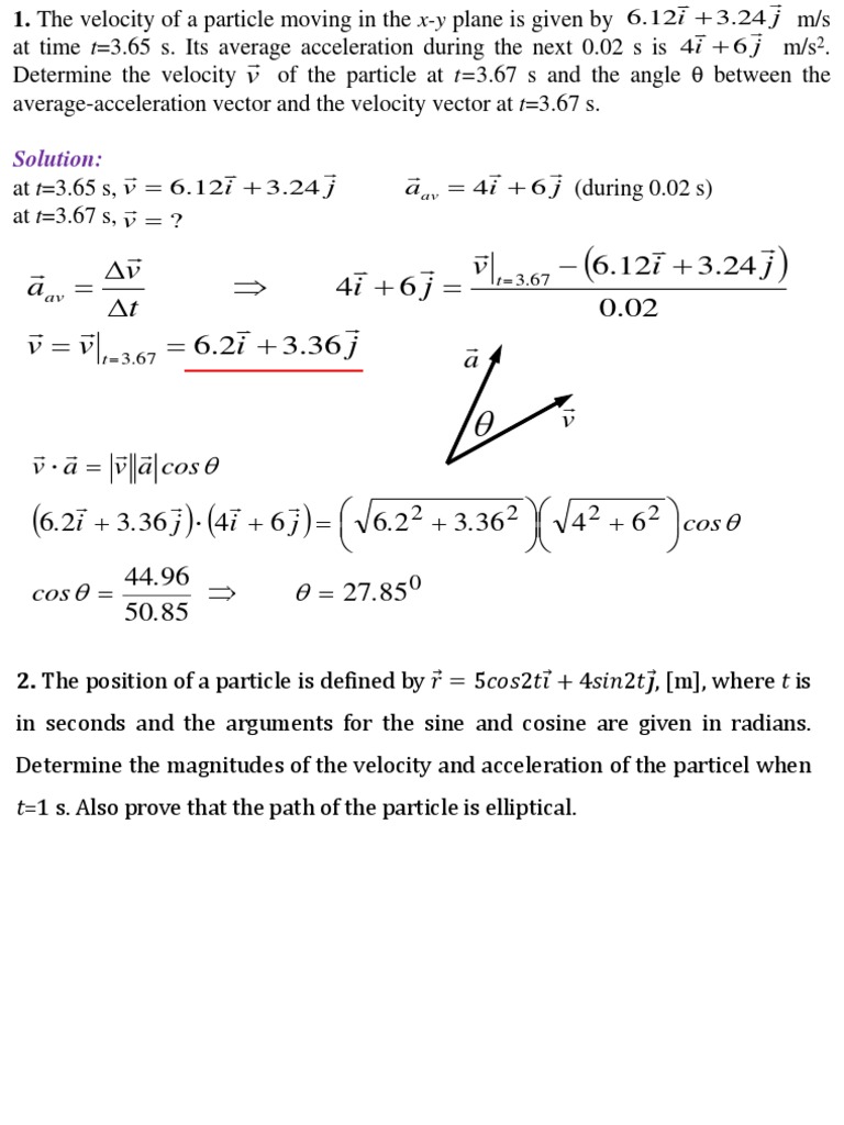 4P Cartesian Coordinates Problems 1 | PDF | Trigonometric Functions ...