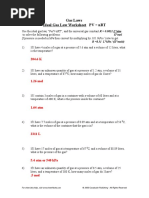 Gas Law Notes | PDF | Gases | Pressure
