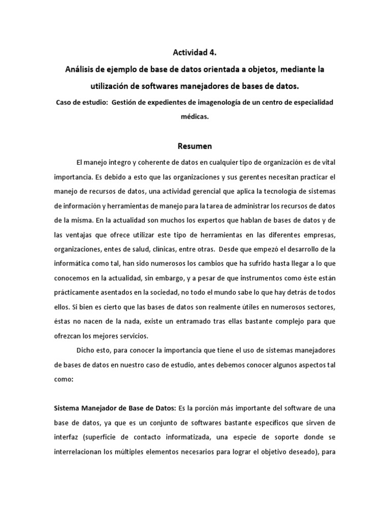 Actividad 4 | PDF | Mi sql | Bases de datos