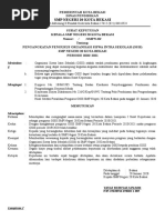 SK Pelantikan Pengurus Osis 2022-2023 | PDF