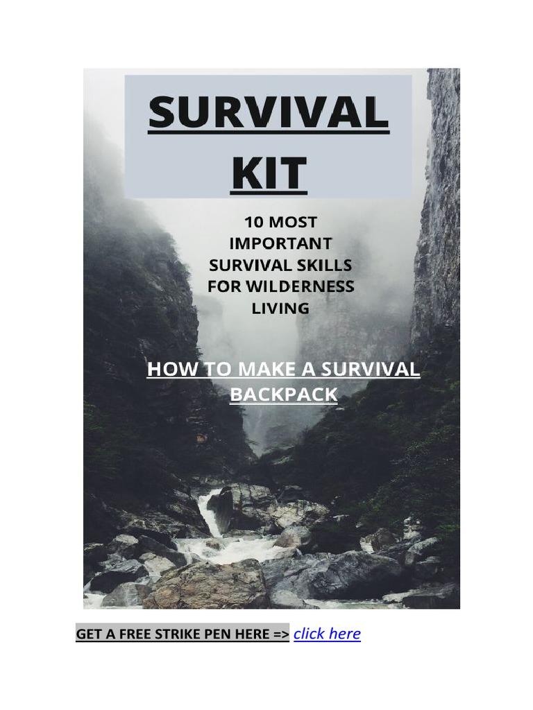 Survival Kit | PDF | Survival Skills | Nature
