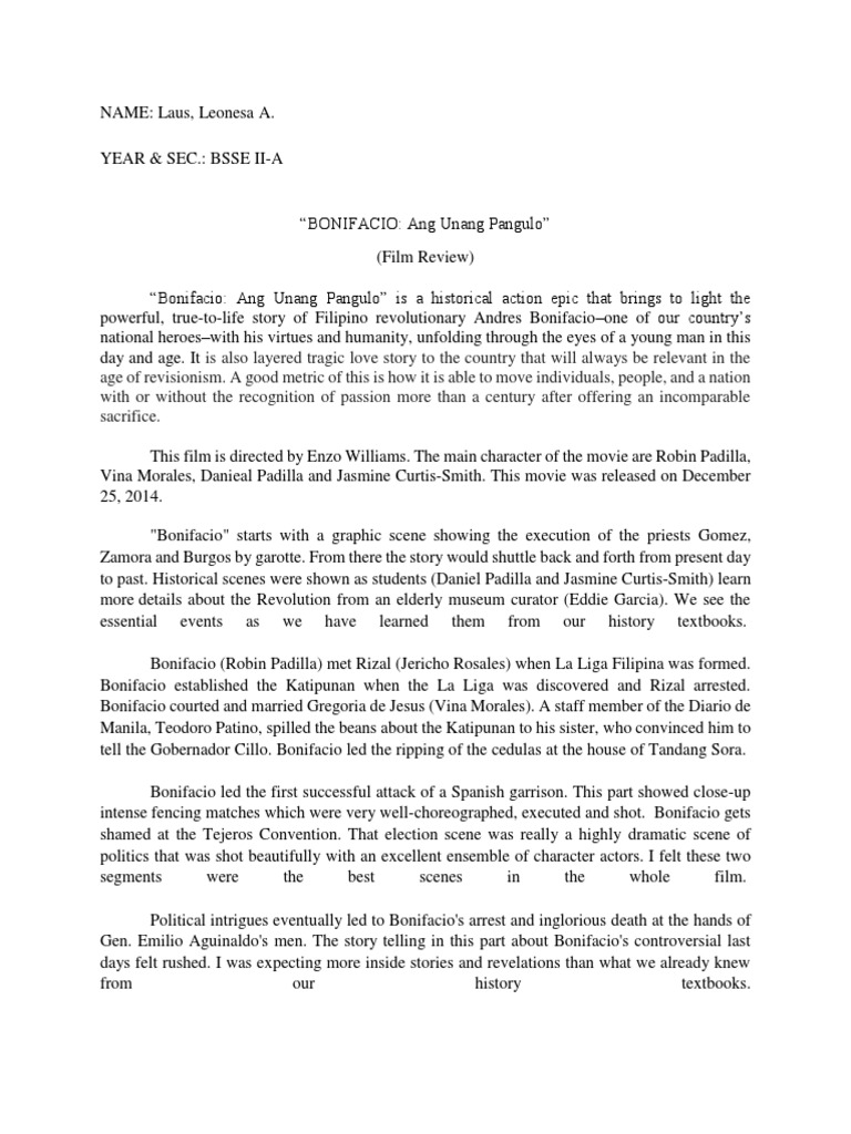 Film Reviewing | PDF | Philippines