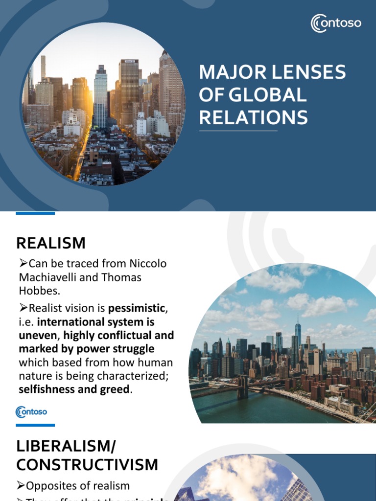 Major Lenses of Global Relations | PDF