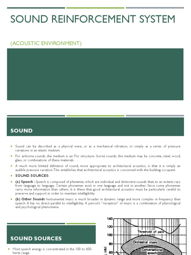 Sound Reinforcement System | PDF | Loudspeaker | Sound