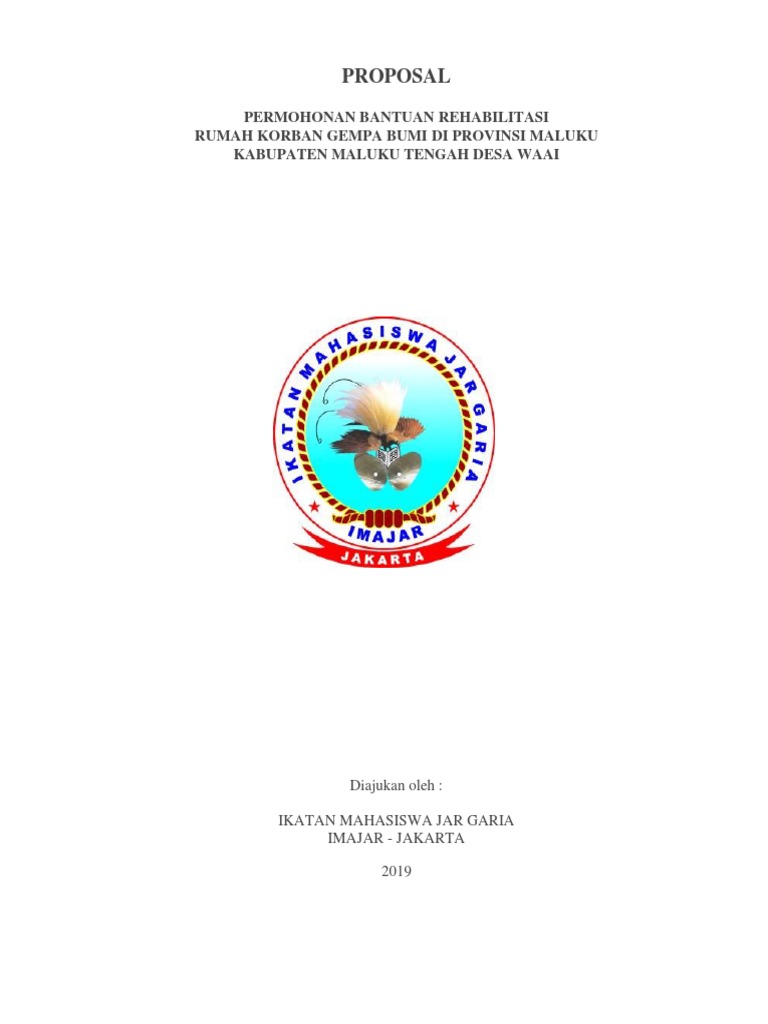 Proposal Korban Gempa | PDF