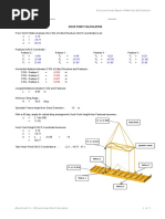 Spread Beam Calculation-070406 | PDF | Beam (Structure) | Bending