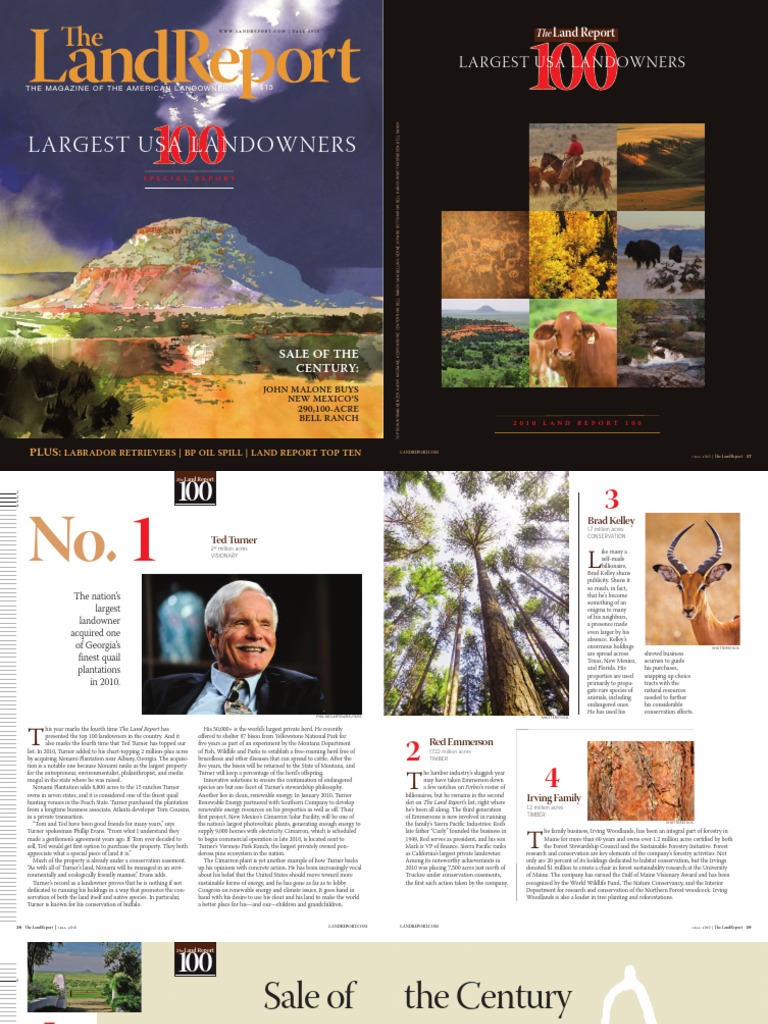 Land Report 100 | PDF | Forestry | Nature